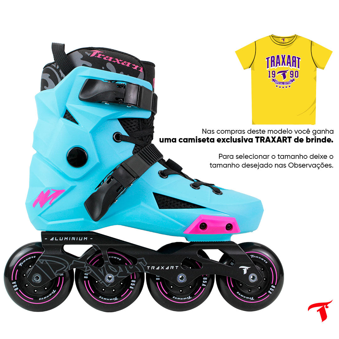 Patins Inline Freestyle Revolt Azul | Traxart