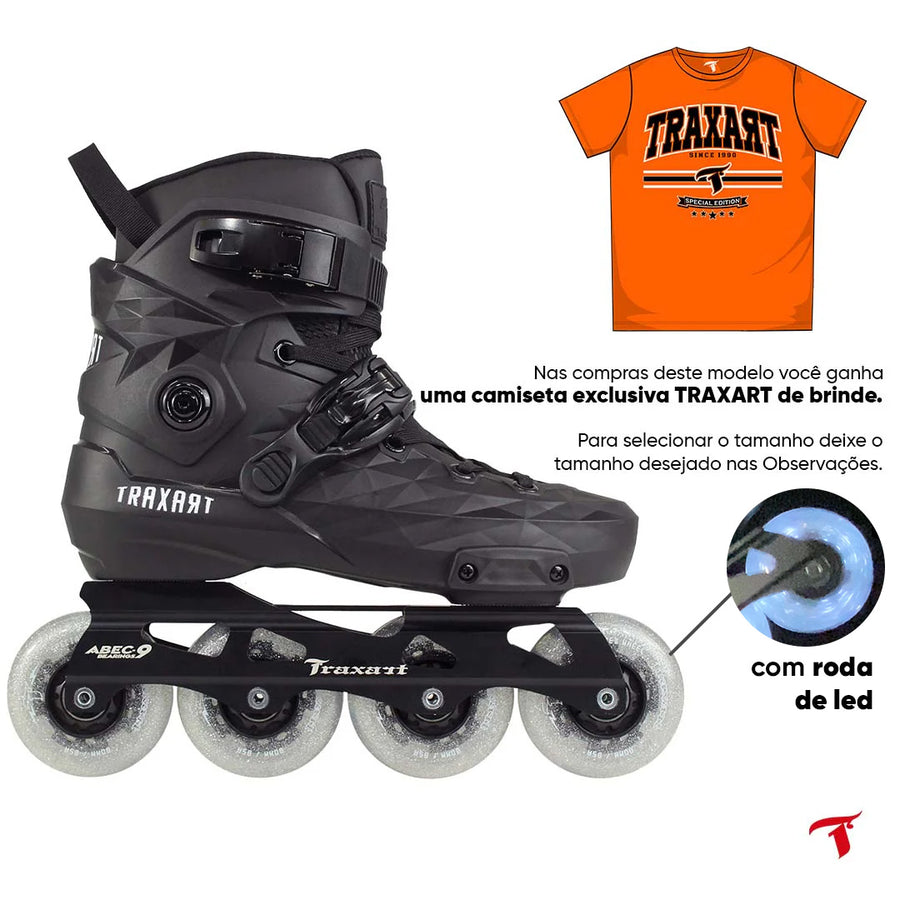 Patins com Rodas de led – Traxart